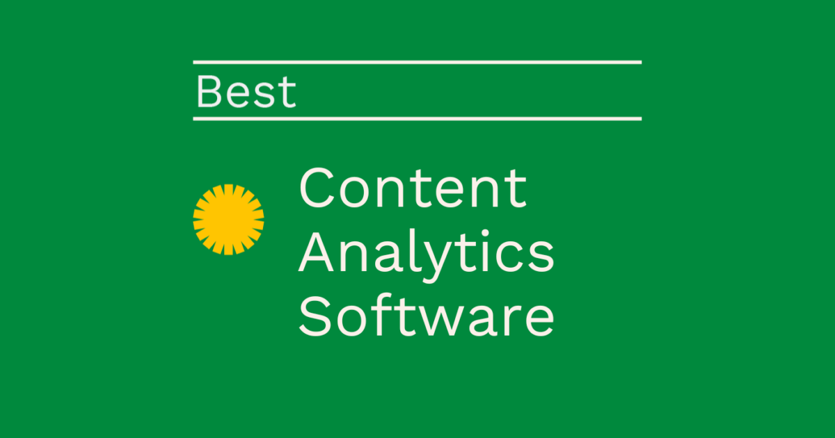 20 Best Content Analytics Software In 2026 20 Best Content Analytics Software In 2026