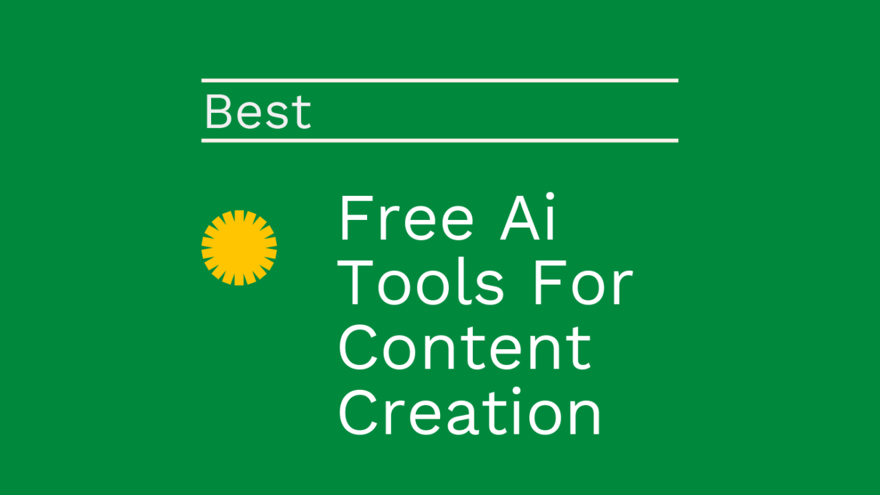 13 Best Free AI Tools For Content Creation in 2026