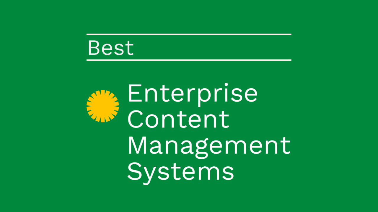 17 Best Enterprise Content Management Systems for 2026